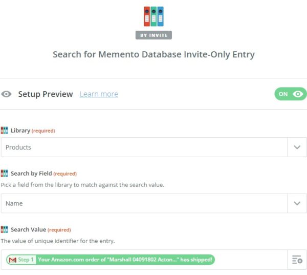 Zapier Integration – Memento Database Help