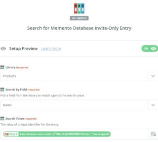 Zapier Integration – Memento Database Help