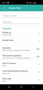 Fields – Memento Database Help