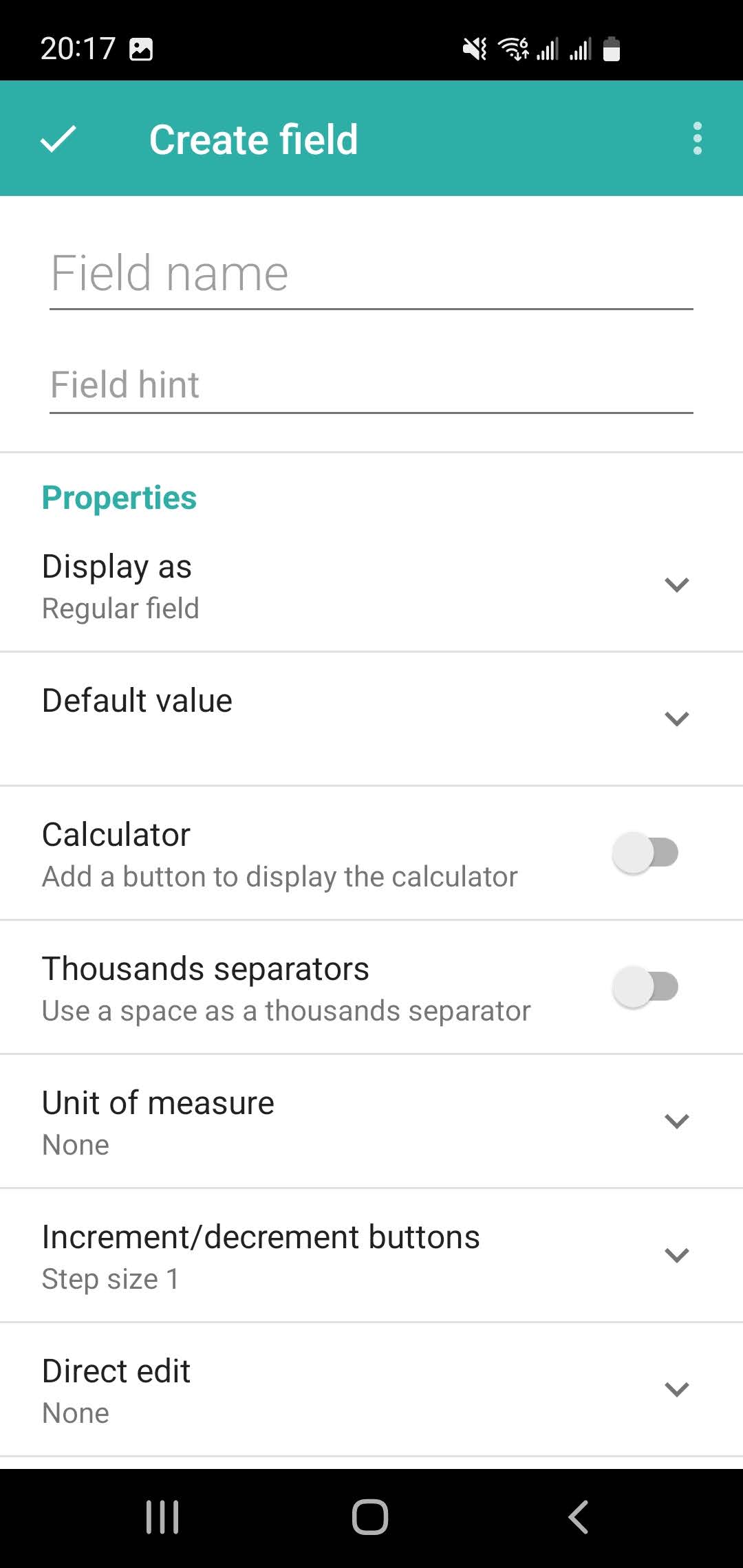 Fields – Memento Database Help
